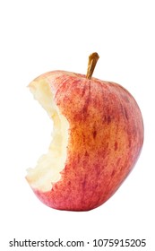Red Apple Missing Bite Isolated On Stock Photo 1075915205 | Shutterstock