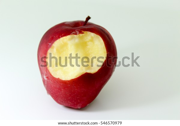 Red Apple Teeth Bite Isolated On Stock Photo 546570979 | Shutterstock