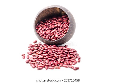 Red Beans Shell On White Background Stock Photo 283713455 | Shutterstock