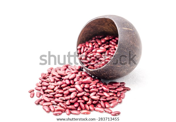Red Beans Shell On White Background Stock Photo 283713455 | Shutterstock
