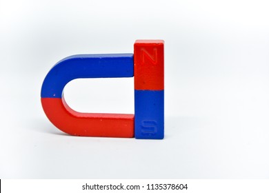 Red Blue Magnet There Difference Poles Stock Photo 1135378607 ...