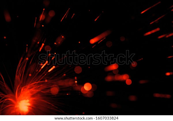 Red Bokeh Effect Background Light Splash Stock Photo 1607033824 ...