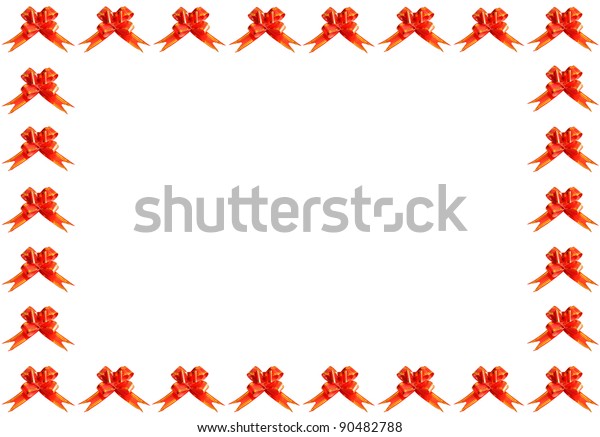 Red Bow Frame Stock Photo 90482788 | Shutterstock