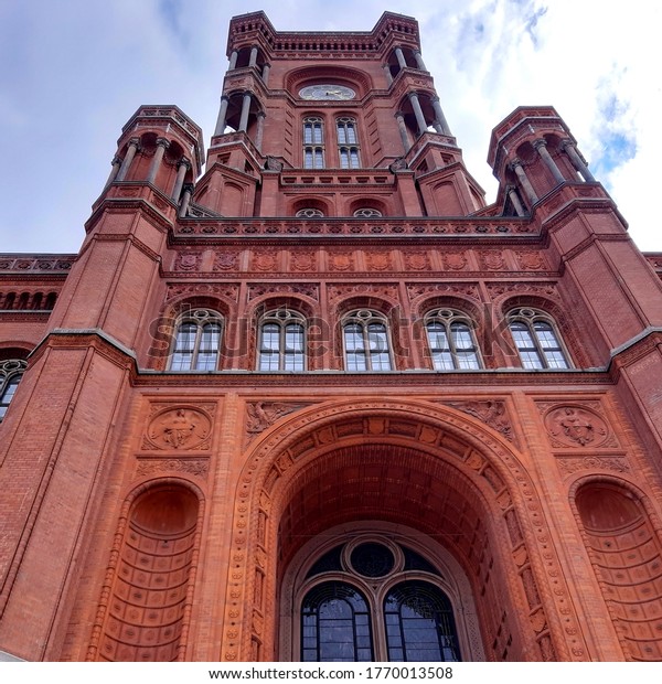 Red Brick Architectural Structure Berlin Stock Photo 1770013508 ...