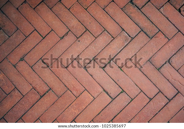 Red Brick Flooring Seamless Pattern Top Stock Photo (Edit Now) 1025385697