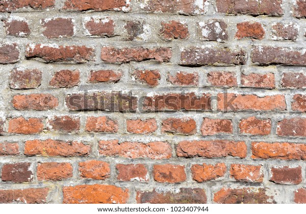 Red Bricks Layers Cladding Wall Stock Photo 1023407944 | Shutterstock