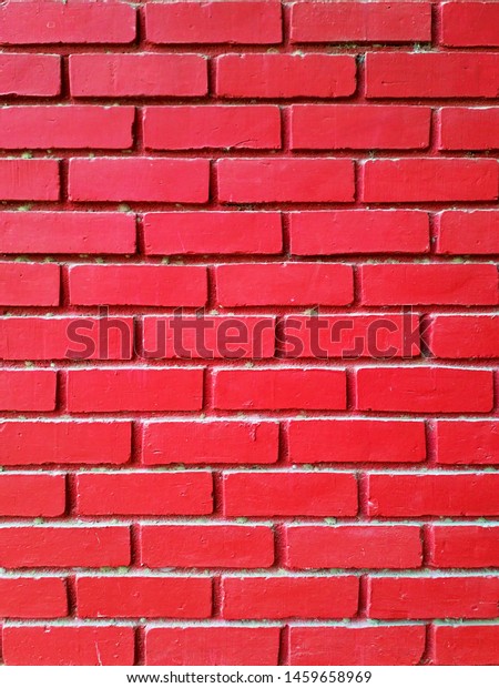 Red Bricks Lock Screenwallpaperbackground Simple Sober Stock Photo ...