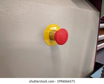 Red Button Control Panel Cnc Alarm Stock Photo 1996066571 | Shutterstock