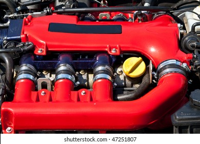 Red Car Engine Stock Photo 47251807 | Shutterstock