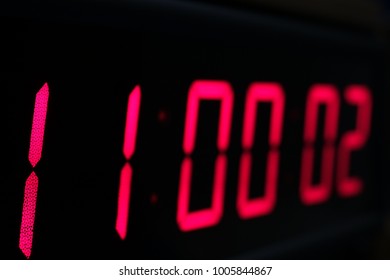 Red Digital Timer Numbers Counting Stock Photo 794327386 | Shutterstock