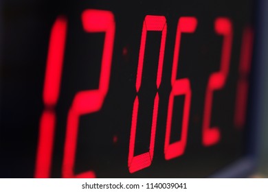 Red Digital Timer Numbers Counting Stock Photo 1140039041 | Shutterstock