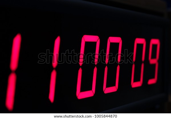 Red Digital Timer Numbers Counting Stock Photo 1005844870 | Shutterstock
