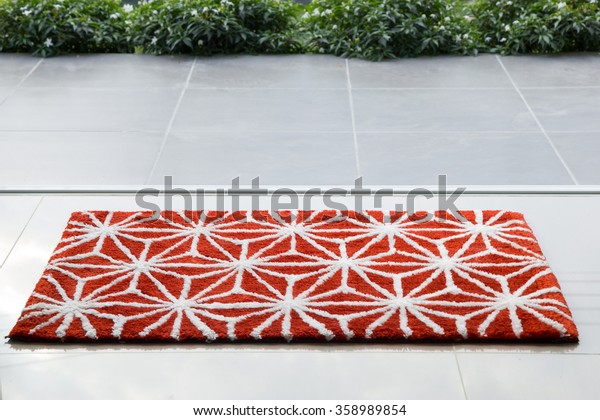 Red Doormat Stock Photo 358989854 | Shutterstock