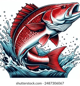 Pencil Sketch Artistic Image Georgia Redfishdrumfish AI-generated image ...