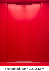 Red Elevator Doors View Inside Stock Photo 2137251249 | Shutterstock