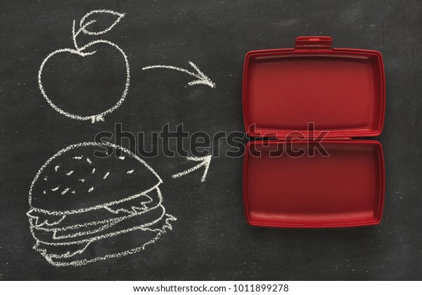 Red Empty Open Plastic Lunch Box Stock Photo 1011899278 | Shutterstock