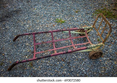 Red Empty Sack Barrow Hand Truck Stock Photo (Edit Now) 693072580