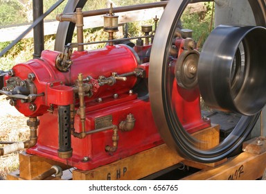 Red Engine Circa 1910 Stock Photo 656765 | Shutterstock