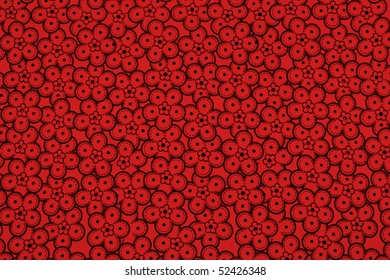 Red Floral Pattern Background Stock Photo 52426348 | Shutterstock