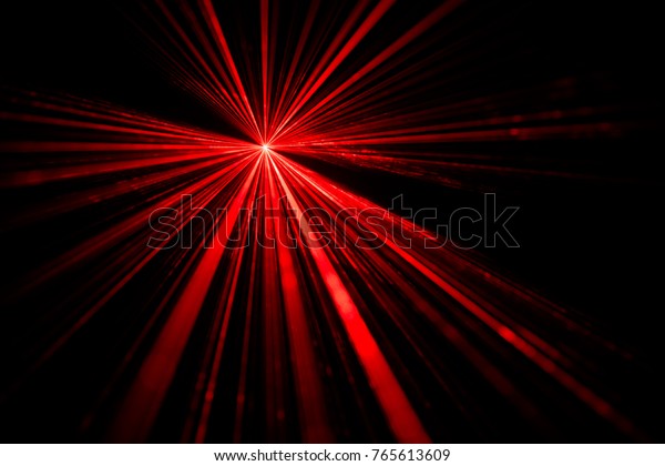 Red Laser Beam Light Effect On Stock Photo (Edit Now) 765613609