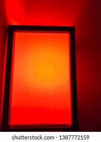 Red Led Light Rectangle Box Shade Stock Photo 1387772159 | Shutterstock