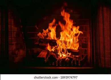 919 Roaring fireplace Images, Stock Photos & Vectors | Shutterstock