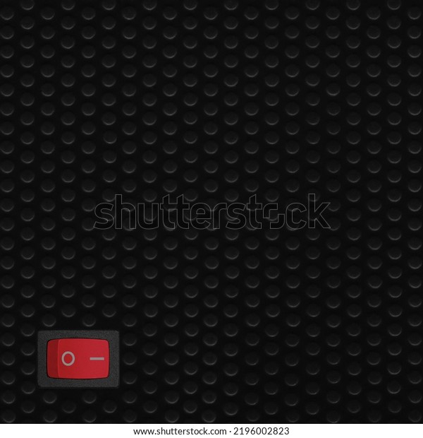 Red Rectangle Rocker Power Switch On Stock Photo 2196002823 | Shutterstock