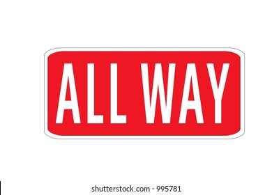 778 All way stop Images, Stock Photos & Vectors | Shutterstock