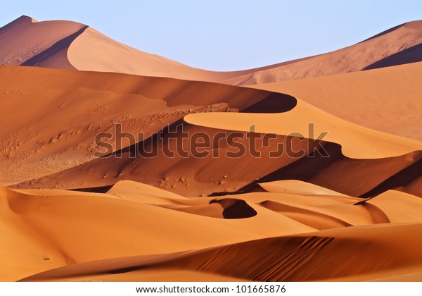 Red Sand Dunes Namibia Stock Photo (Edit Now) 101665876