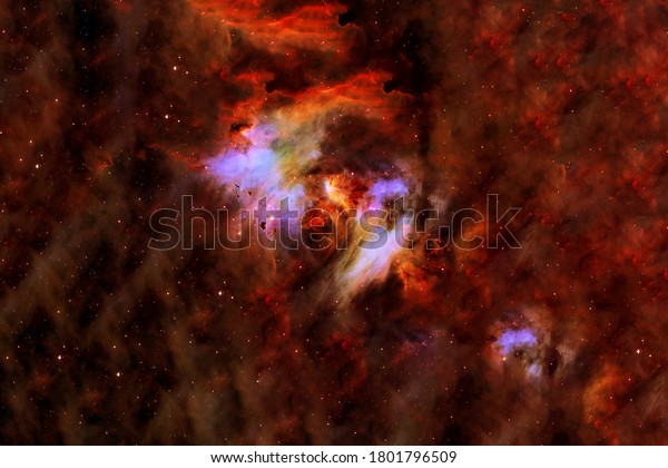 Red Space Nebula Elements This Image Stock Photo 1801796509 | Shutterstock