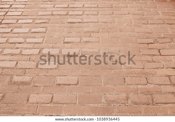 Red Stone Pavement Background Texture Close Stock Photo 1038936445 ...