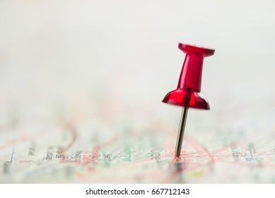 Thumbtack Roadmap Split Toned Stock Photo 667712212 | Shutterstock
