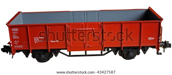 Red Train Wagon Miniature Model Train Stock Photo 43427587 | Shutterstock