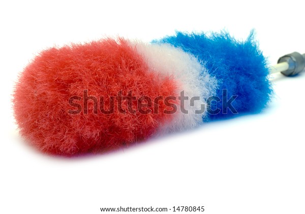 Red White Blue Feather Duster Isolated Stock Photo 14780845 | Shutterstock