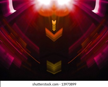 Red White Rays Mirror Effect Stock Photo 13973899 | Shutterstock