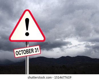 Red White Uk Triangular Road Sign Stock Photo 1514677619 | Shutterstock