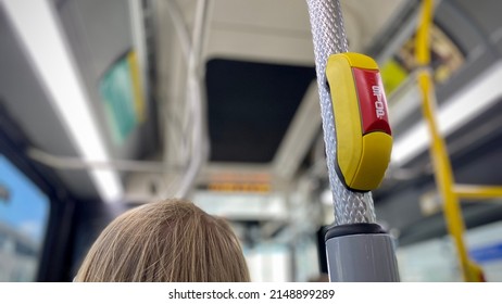 Red Yellow Stop Request Button On Stock Photo 2148899289 | Shutterstock