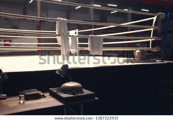Referee Table Put On Side Boxing Stock Photo (Edit Now) 1387323935