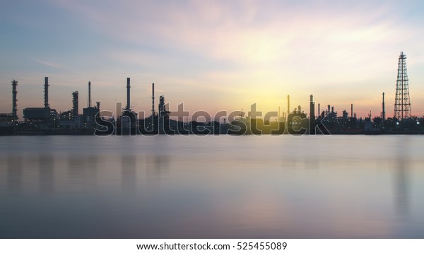 Refinery Work Sunset Stock Photo 525455089 | Shutterstock