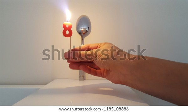 Reflection Light Spoon Stock Photo (Edit Now) 1185108886