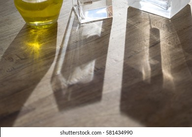Reflections Light Through Glass Objects Stock Photo 581434990 ...