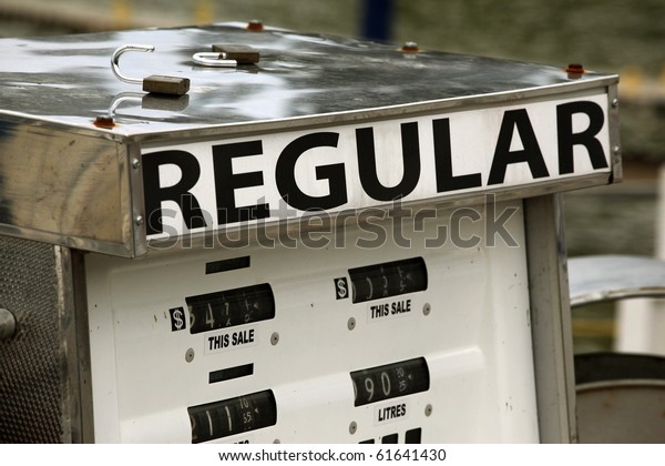 Regular Gas Pump Station Stock Photo 61641430 | Shutterstock