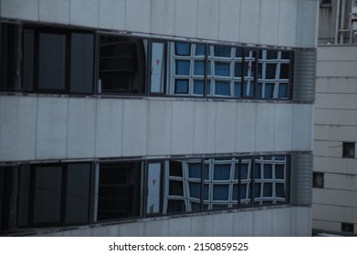 Regular Vertical Horizontal Lines Windows Balconies Stock Photo ...