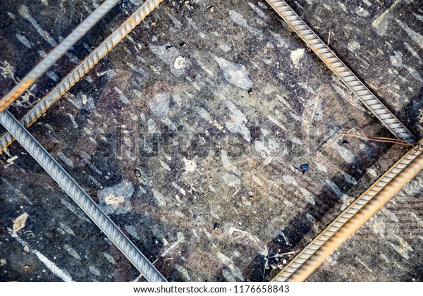 Reinforcement On Formwork Reinforcement Structure Construction Stock ...
