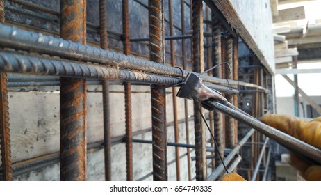 Rebar Work Reinforcing Bar Foto de stock 516533608 | Shutterstock