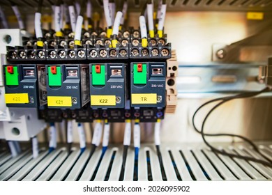 Relay Controls Operation Elevators Industrial Plants Stock Photo ...