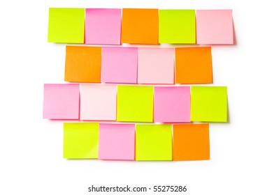 Reminder Notes Isolated On White Background Stock Photo 59980675 ...