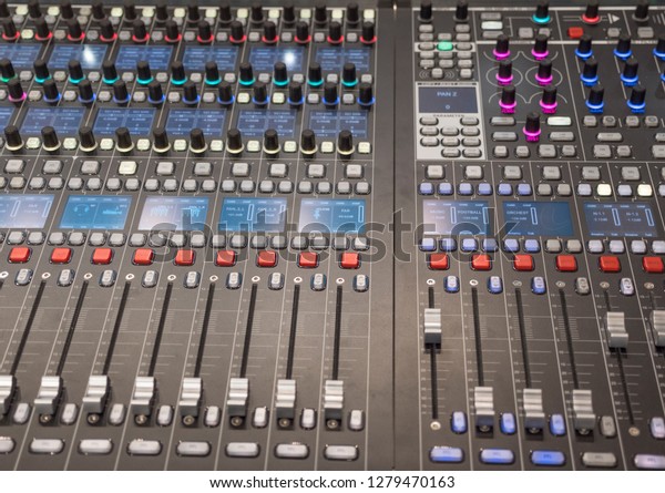 Remote Control Console Vision Mixer Video Stock Photo 1279470163 ...