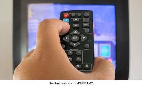 Remote Control Left Hand Stock Photo 438841501 | Shutterstock