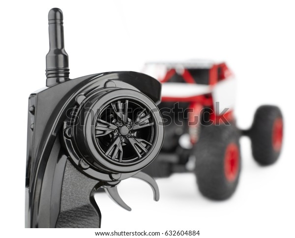 Remote Control Models On Background Red Stock Photo 632604884 ...